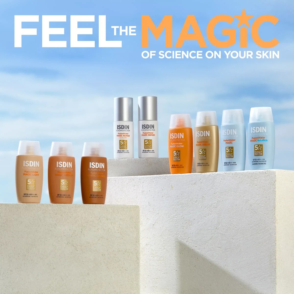 Fusion Water MAGIC Medium SPF 50 | ISDIN