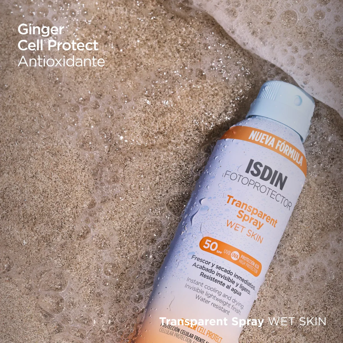 Transparent Spray Wet Skin SPF 50 | ISDIN